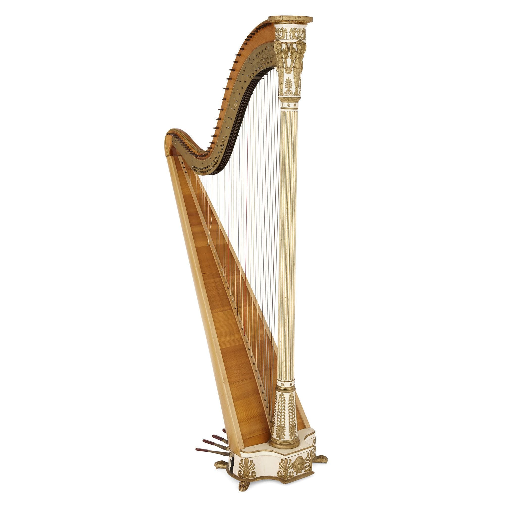 Grecian style harp by Sébastian Érard | Mayfair Gallery