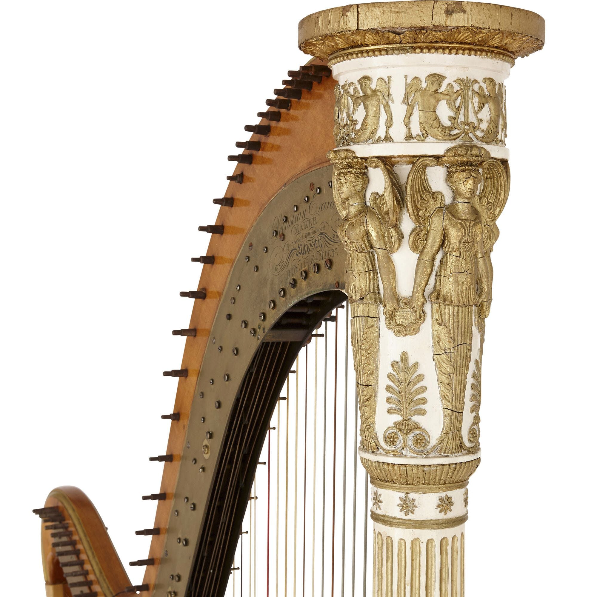 Grecian style harp by Sébastian Érard | Mayfair Gallery