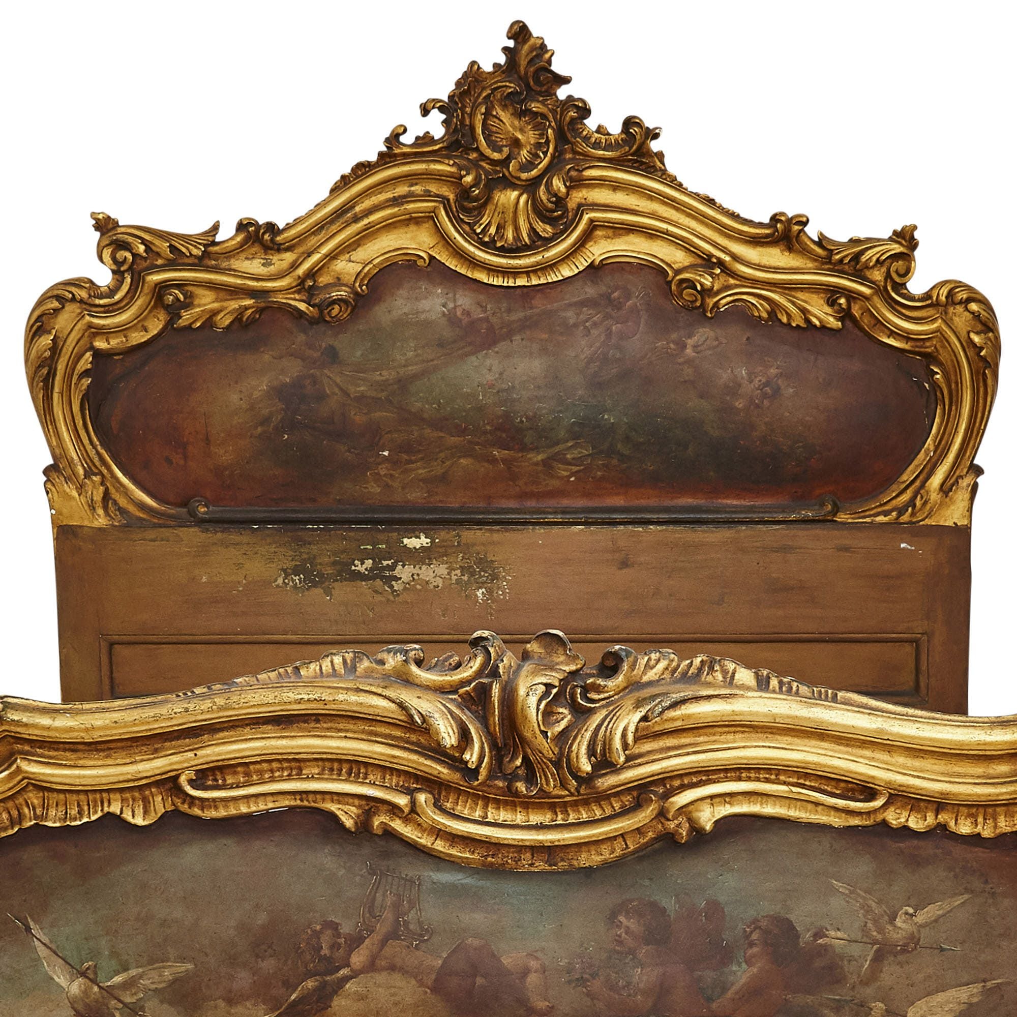 Antique Rococo Bed
