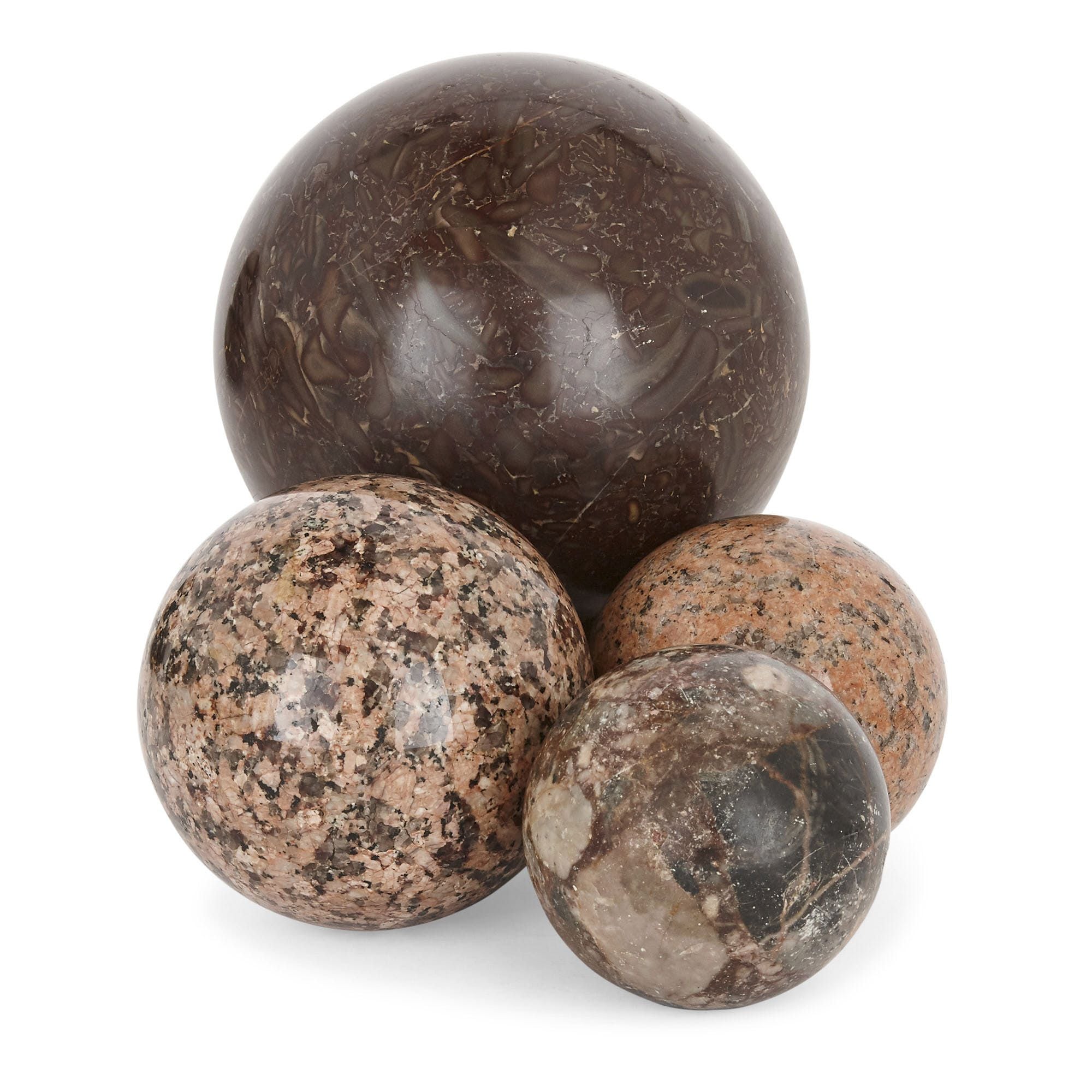 Collection of twenty-four sculpted specimen stones | Mayfair Gallery