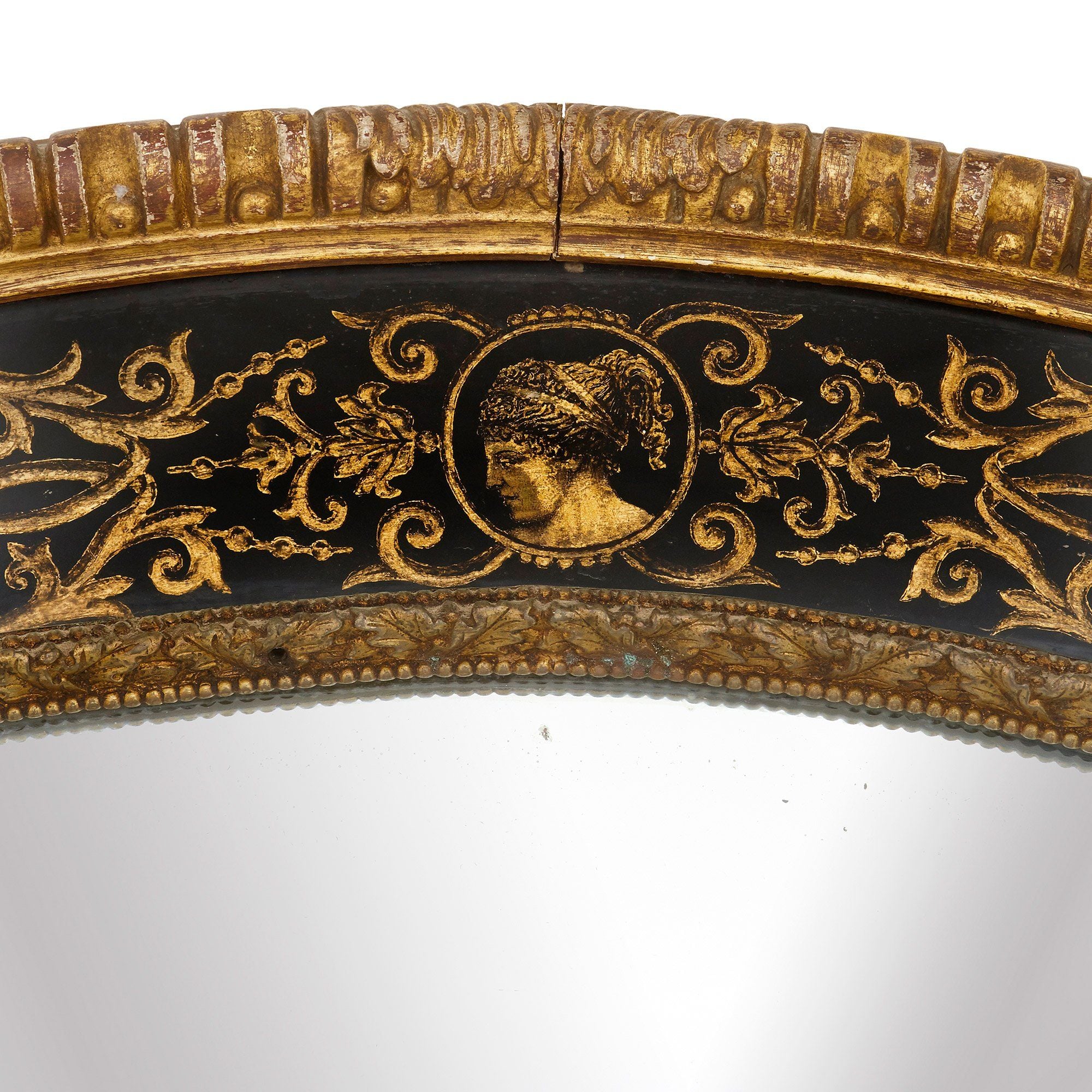 Italian giltwood Louis XIV style antique mirror | Mayfair Gallery