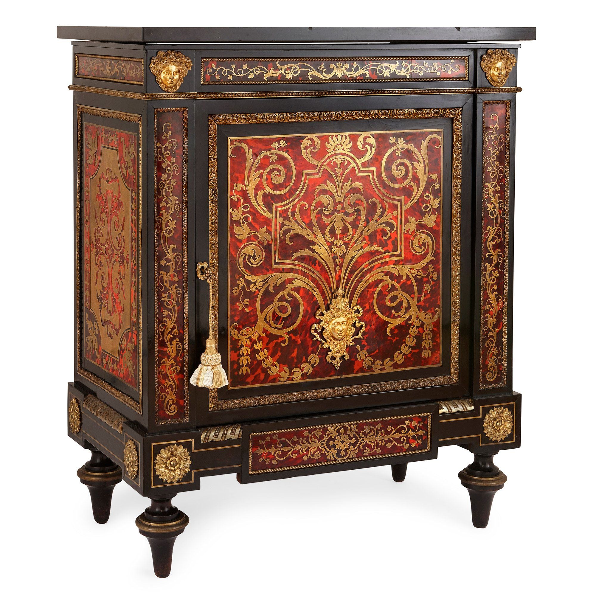 Antique ormolu mounted Boulle marquetry Baroque style cabinet | Mayfair ...