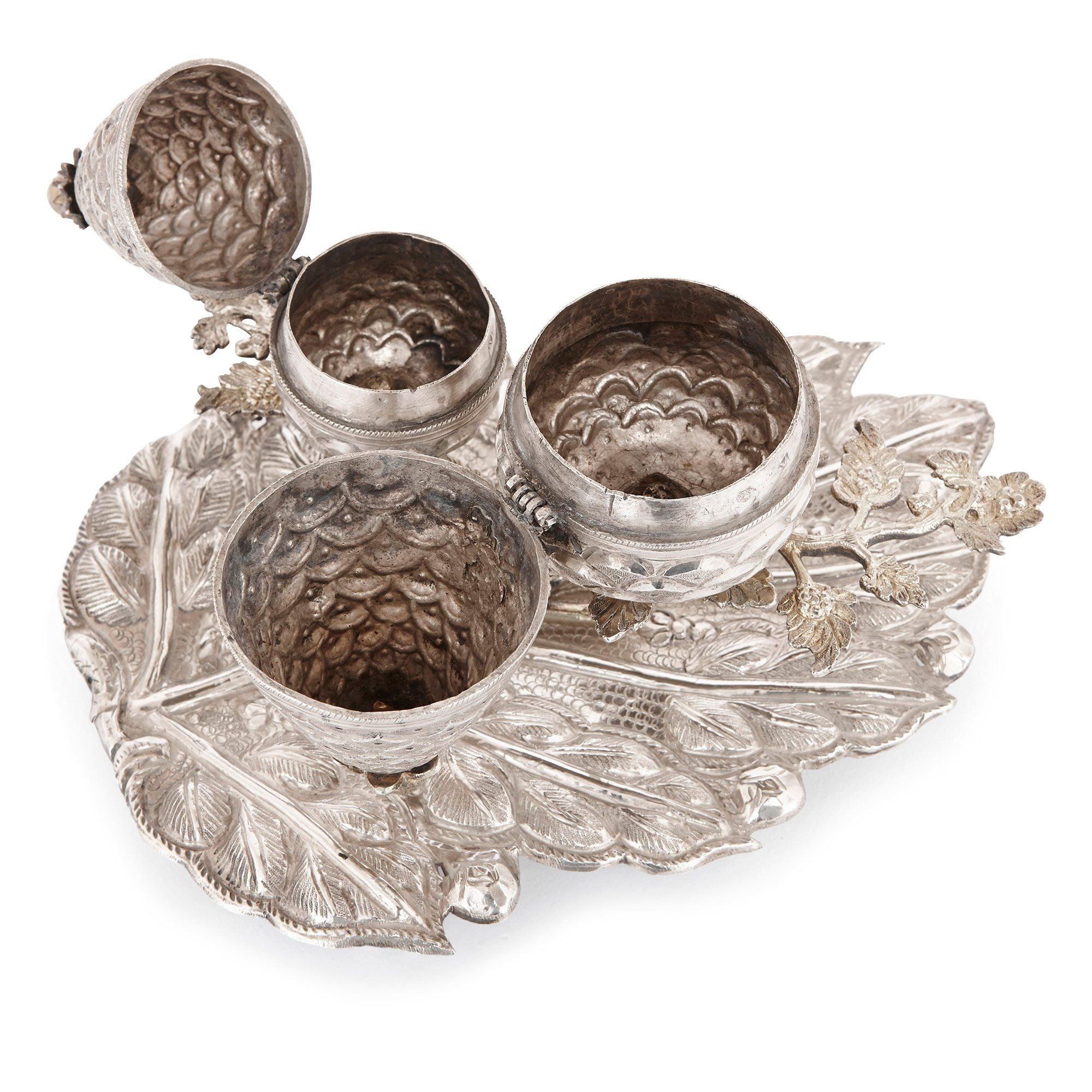 19th Century Turkish Judaica silver Besamim spice box | Mayfair Gallery