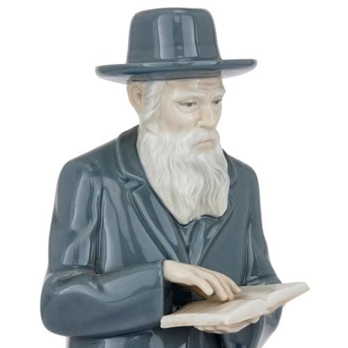 Antique European porcelain figure of a Jewish Rabbi | Mayfair Gallery