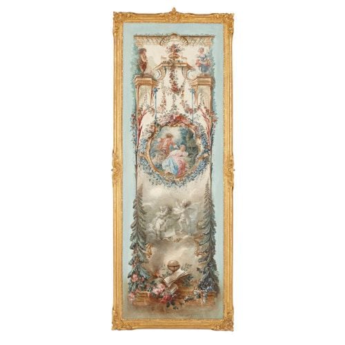 Set of five Rococo style paintings in the manner of Fragonard | Mayfair ...