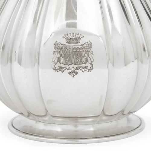 Seven-piece silver and silver plate tea and coffee set by Cardeilhac ...