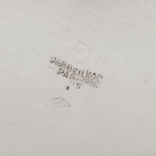 Seven-piece silver and silver plate tea and coffee set by Cardeilhac ...