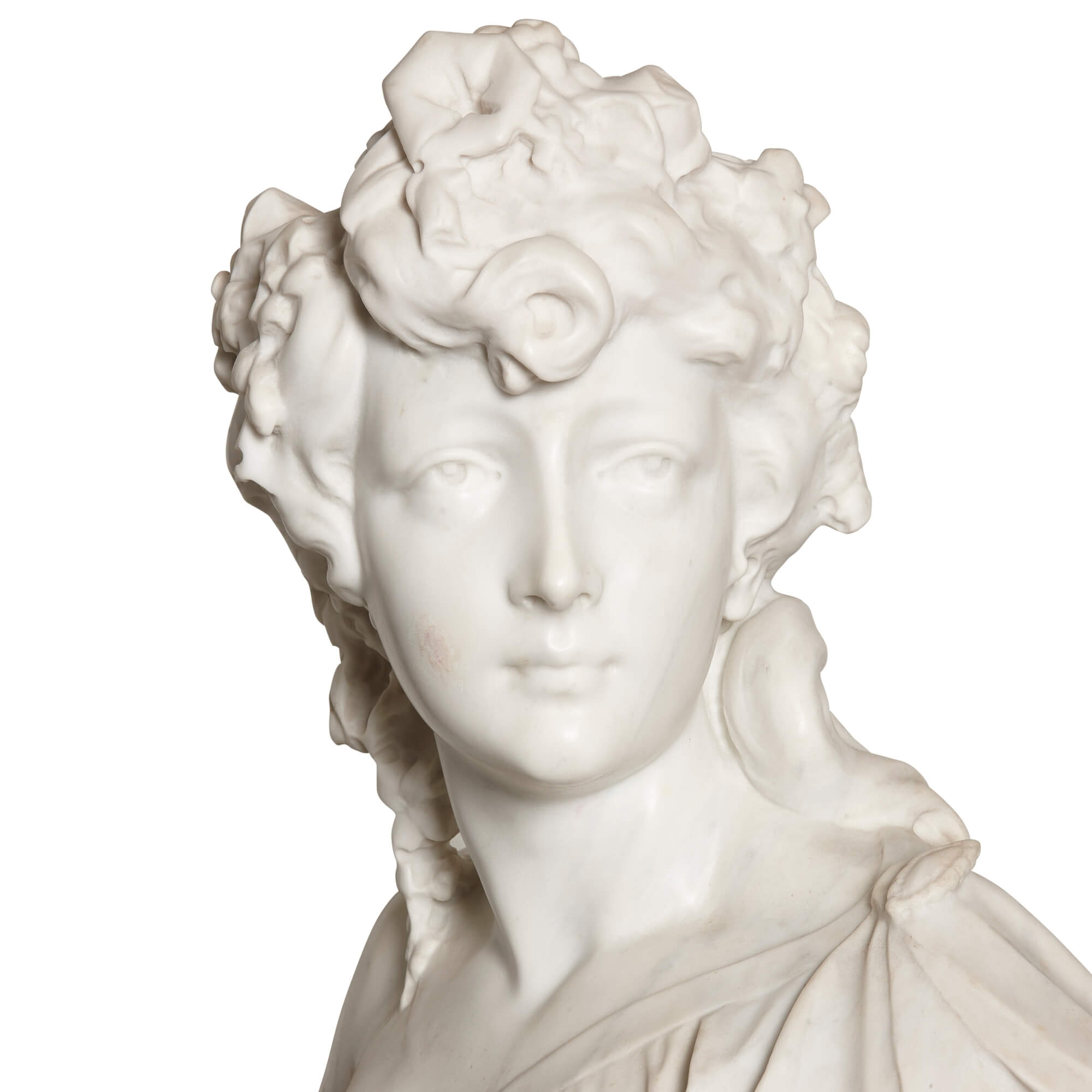 Life-size female marble sculpture of Spring by Antonio Frilli | Mayfair ...