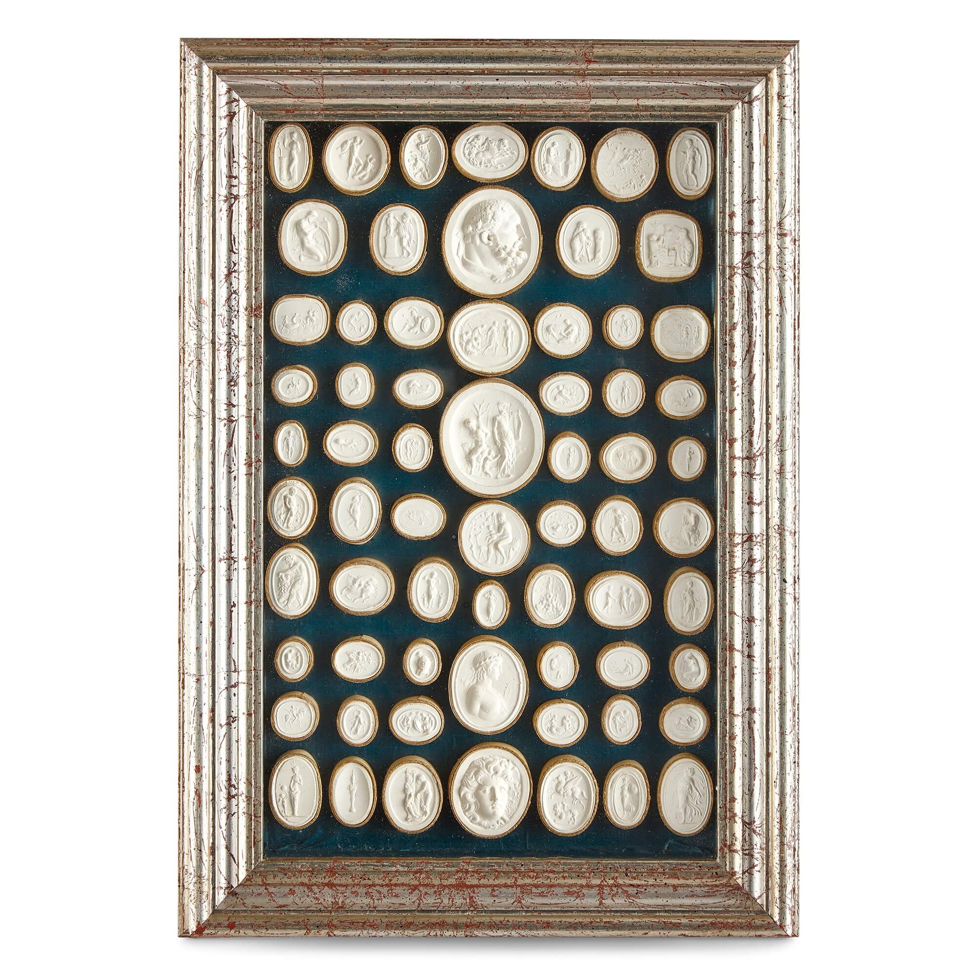 Early 19th century collection of Grand Tour plaster intaglios | Mayfair ...