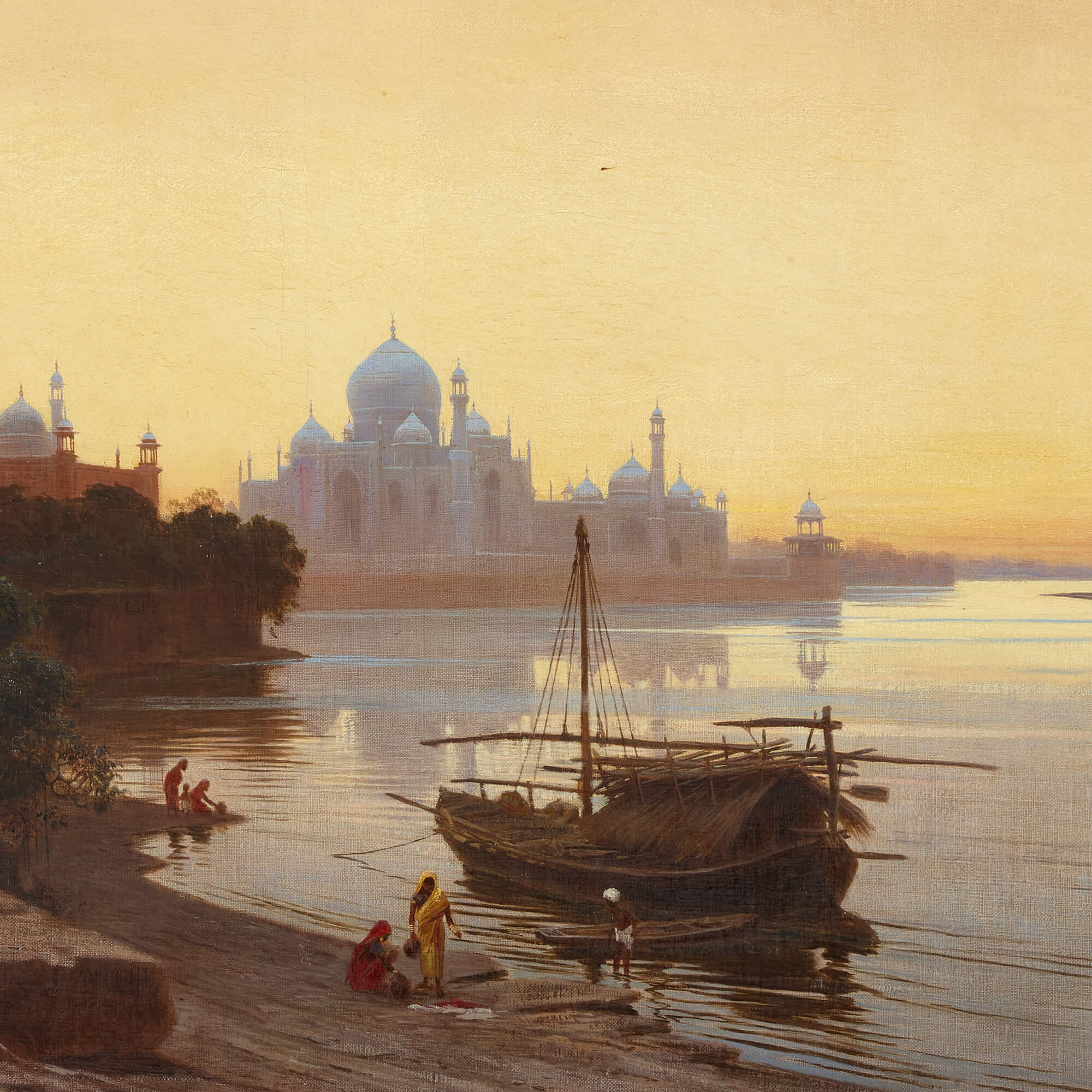 Pintura A Oleo Taj Mahal