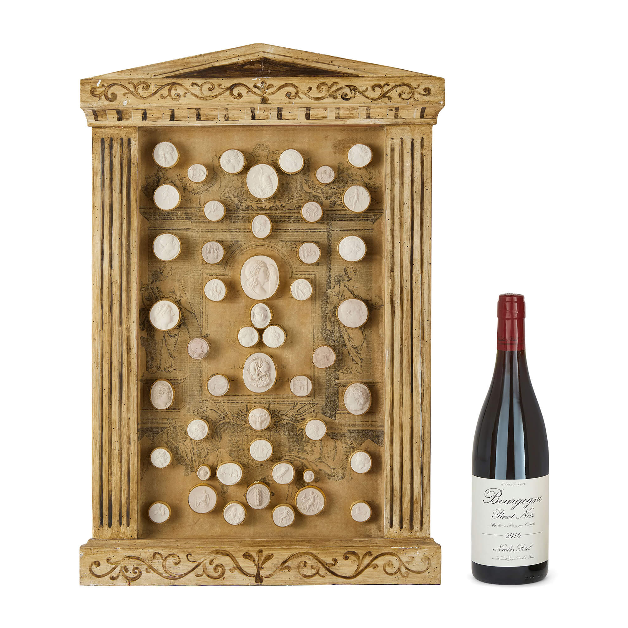 Collection of early 19th century framed Grand Tour plaster intaglios ...