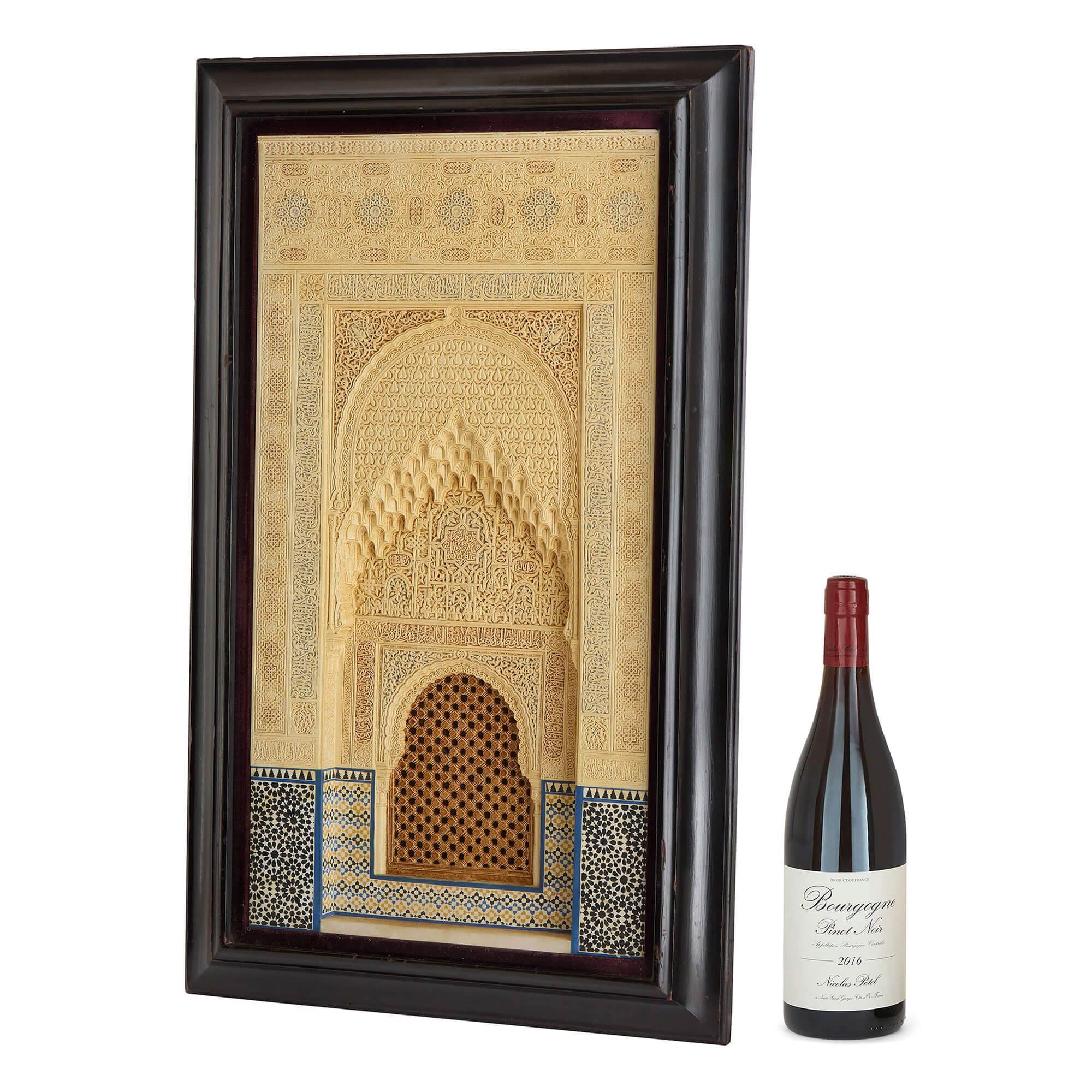 Large antique Spanish plaster relief model of Alhambra | Mayfair Gallery