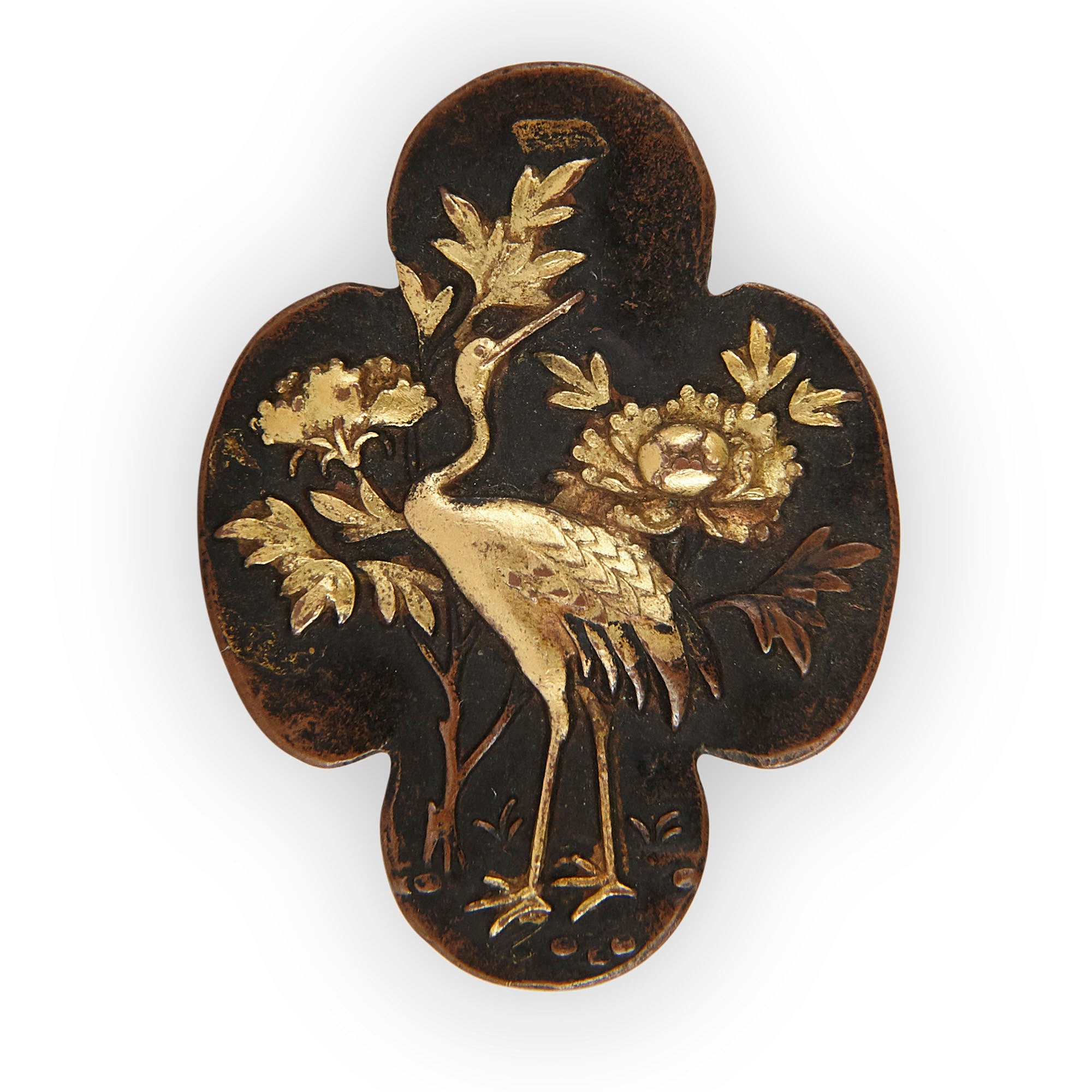 Collection of mixed metal Japanese Shakudo plaques | Mayfair Gallery