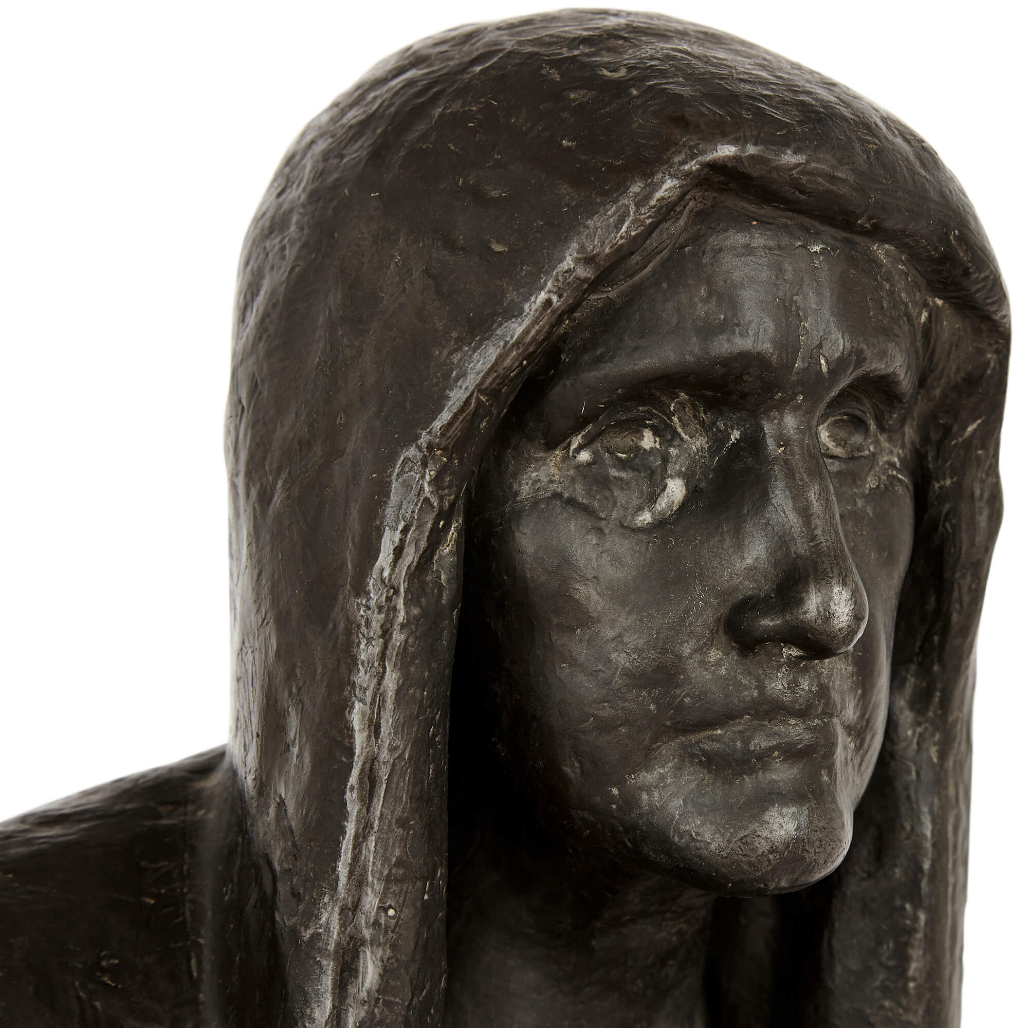 Danish terracotta sculpture bust by Stephan Abel Sinding | Mayfair Gallery