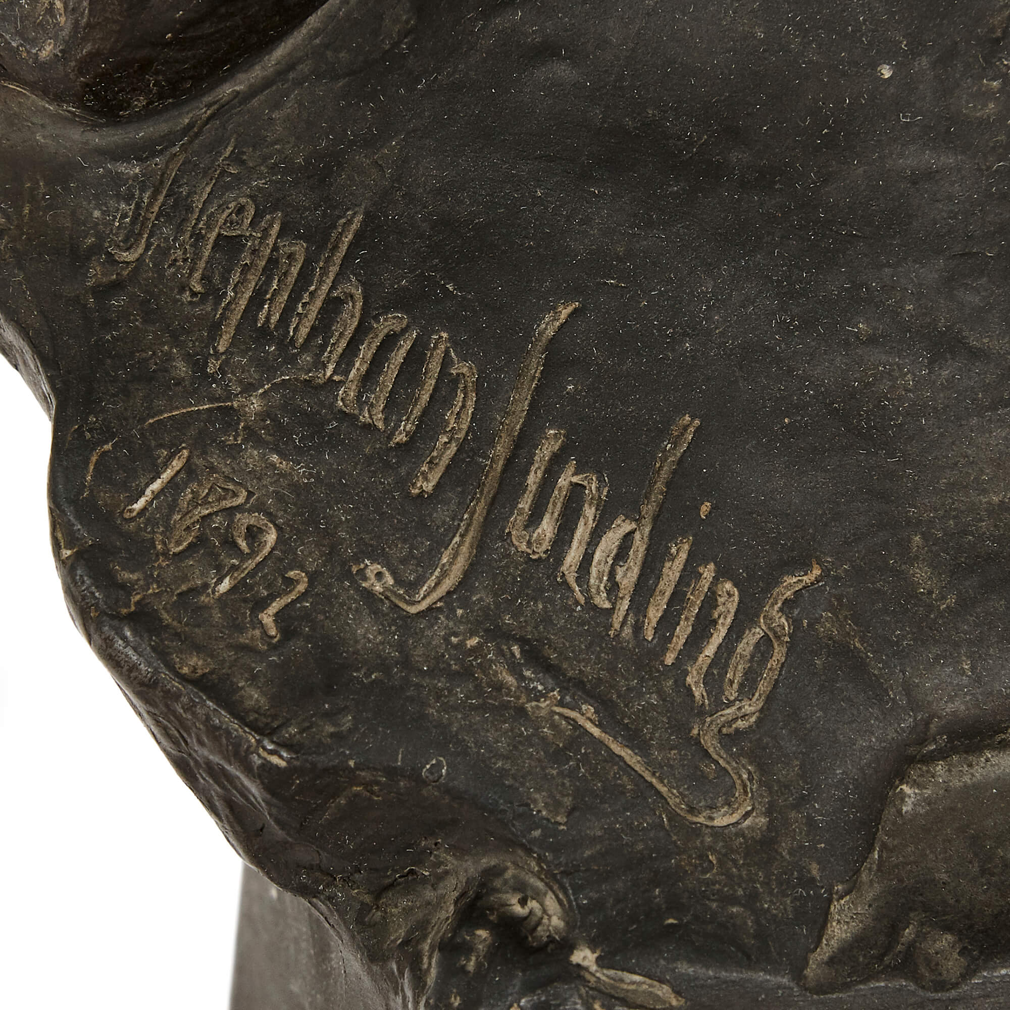 Danish terracotta sculpture bust by Stephan Abel Sinding | Mayfair Gallery