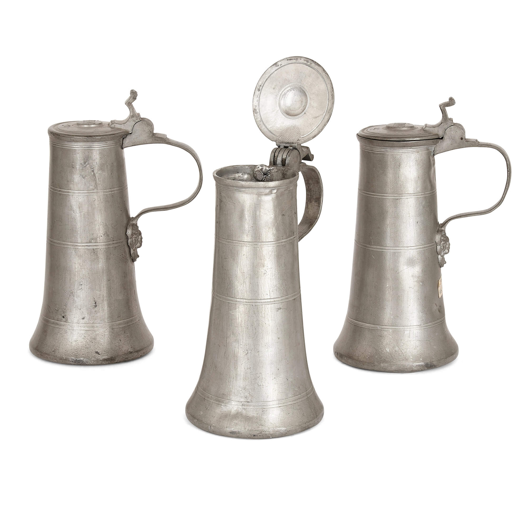 antique pewter tankard