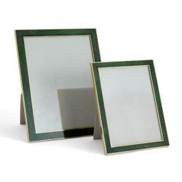 Two gilt-metal enamelled photograph frames by Puiforcat | Mayfair Gallery