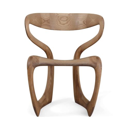 'S Chair', contemporary abstract wooden chair by Tom Vaughan | Mayfair ...