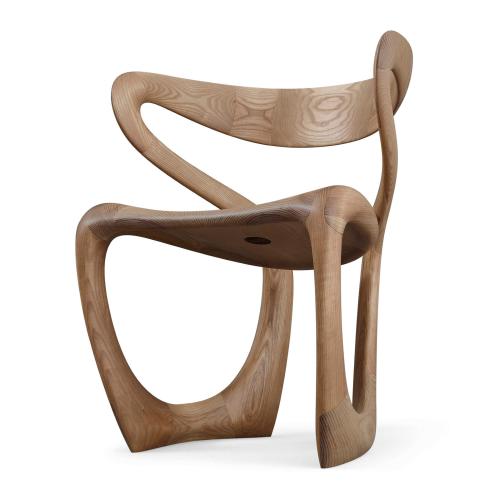 'S Chair', contemporary abstract wooden chair by Tom Vaughan | Mayfair ...
