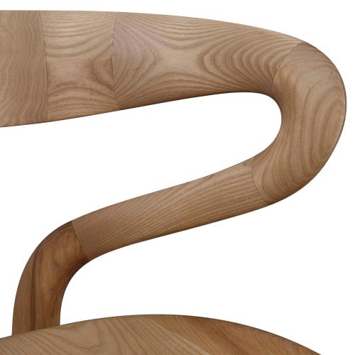 'S Chair', contemporary abstract wooden chair by Tom Vaughan | Mayfair ...